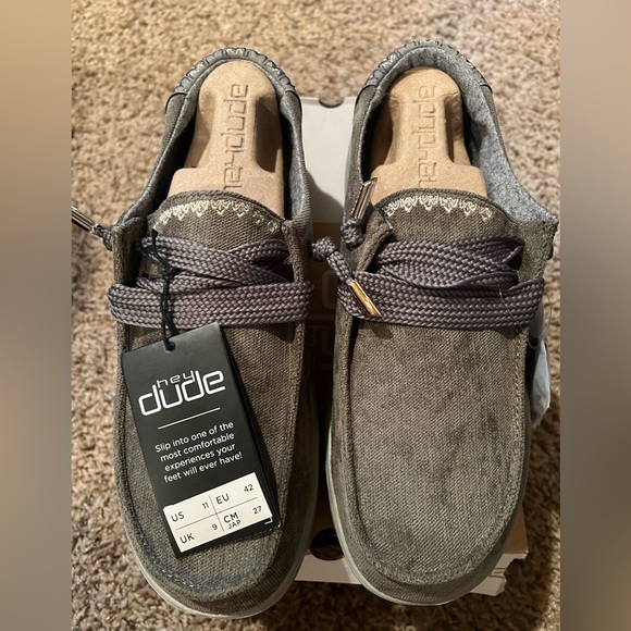 Hey Dude | Shoes | Hey Dude Gray Casual Shoes | Poshmark